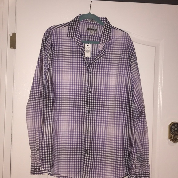 Express | Shirts | Mens Express Long Sleeve Dress Shirt | Poshmark